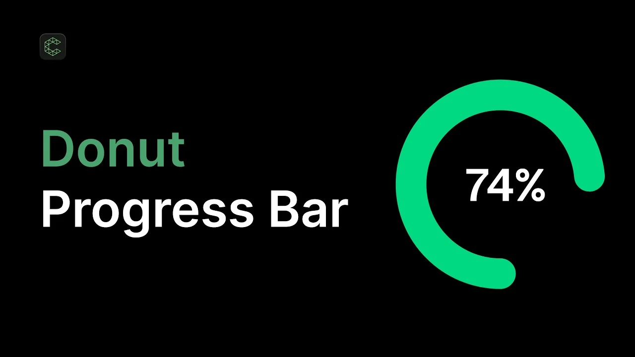 Donut Progress Chart Animation in Cavalry | Jack Vaughan